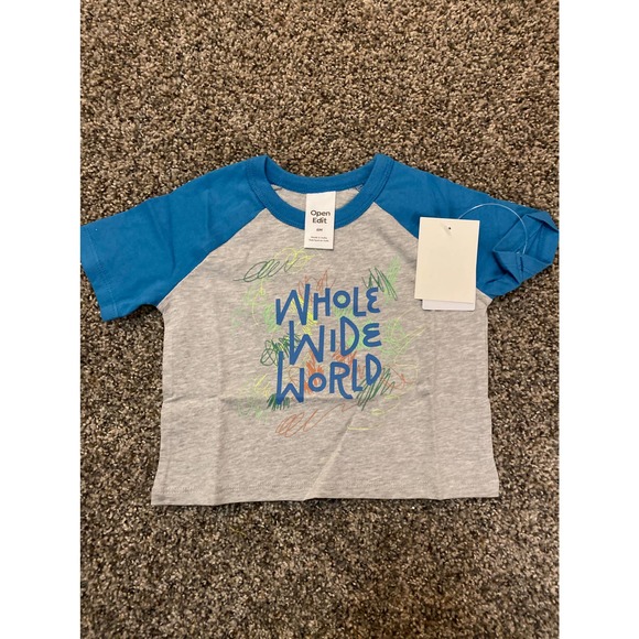 Open Edit | Shirts & Tops | Open Edit Whole Wide World Boxy Raglan Top ...